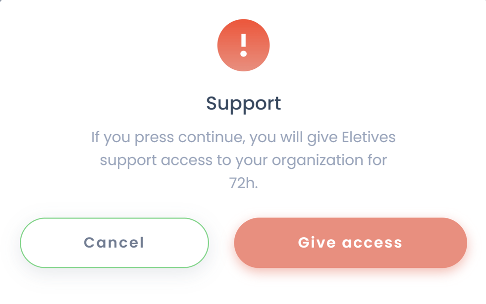 Provide temporary access to your organization